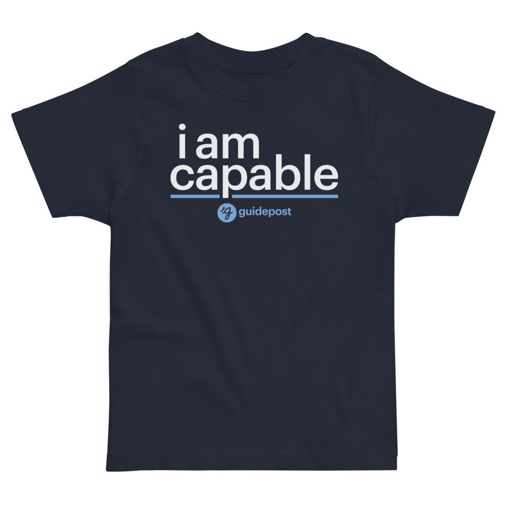 I am Capable Toddler jersey t-shirt – The Guidepost Store